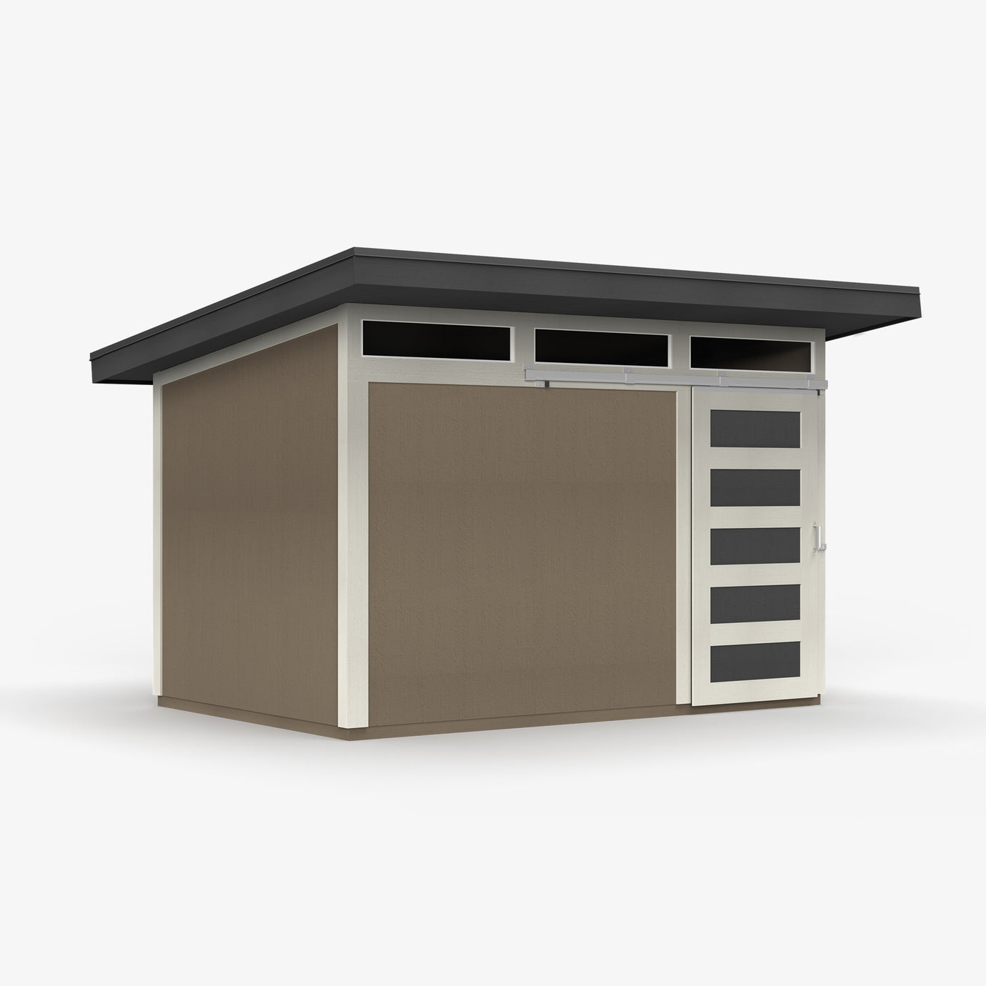 Chicago Contemporary Style Shed Installed | Heartland Sheds