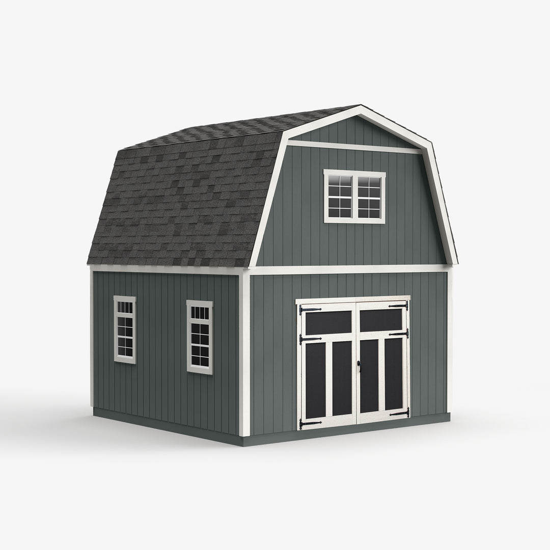 Grand Traverse Two-Story Shed with Stairs | Heartland Sheds