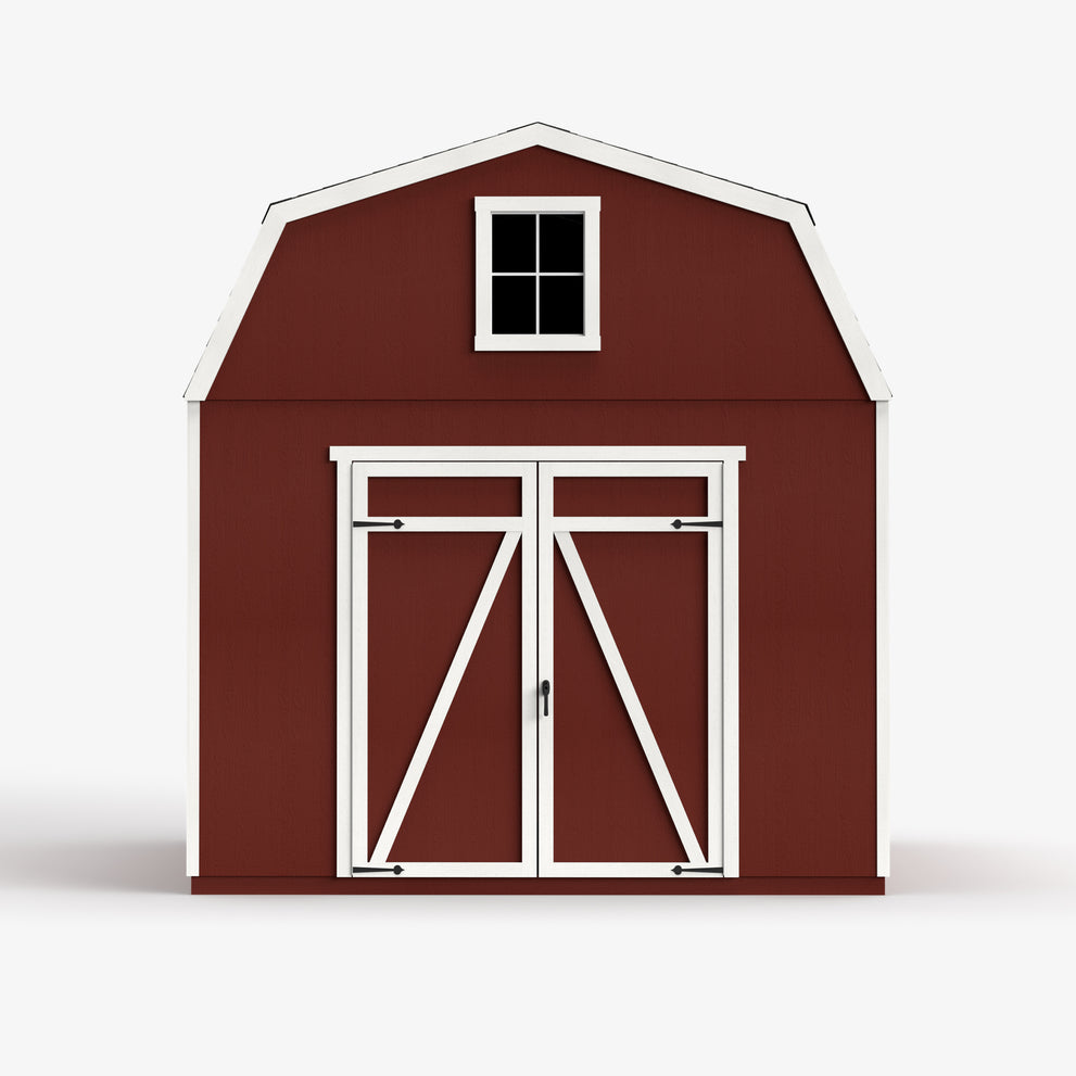 Topeka Barn Wood Shed with Loft & Window | Heartland Sheds