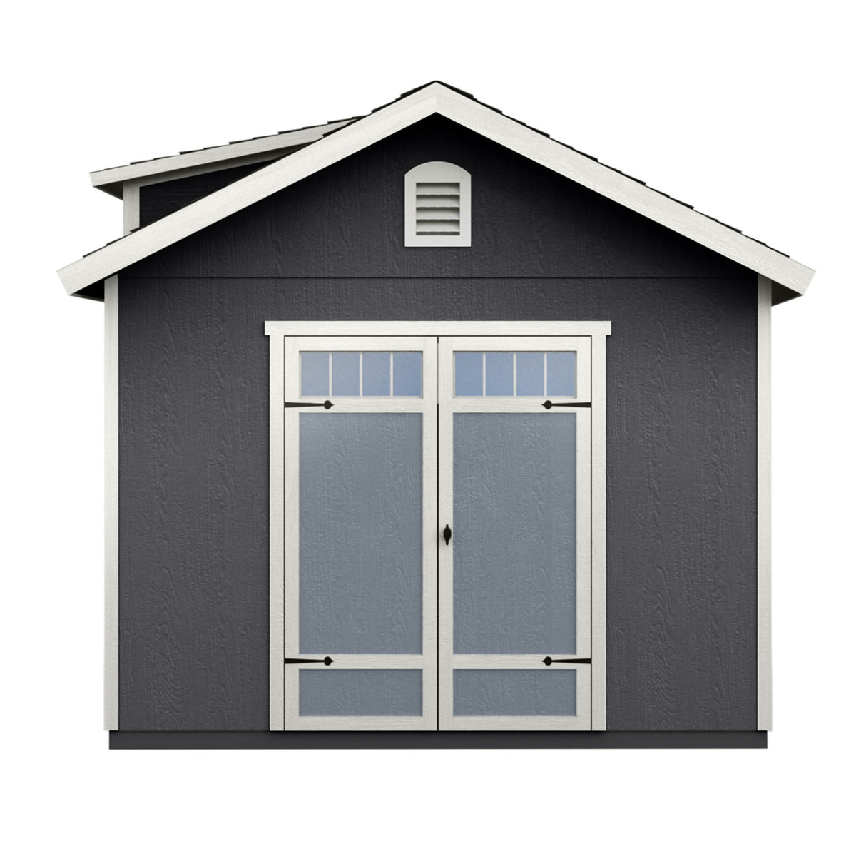 Madison Wood Shed with Windows & Shutters | Heartland Sheds