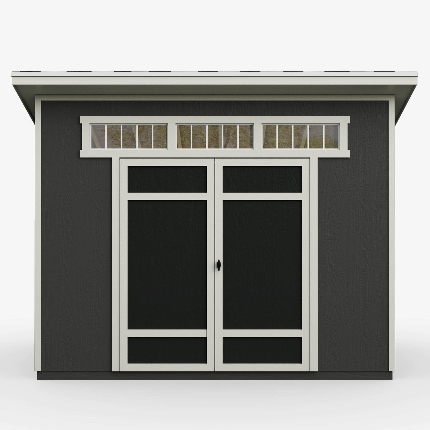 Shoreview Modern Storage Shed With Shelves | Heartland Shed