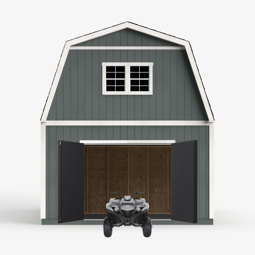 Grand Traverse Two-Story Shed with Stairs | Heartland Sheds