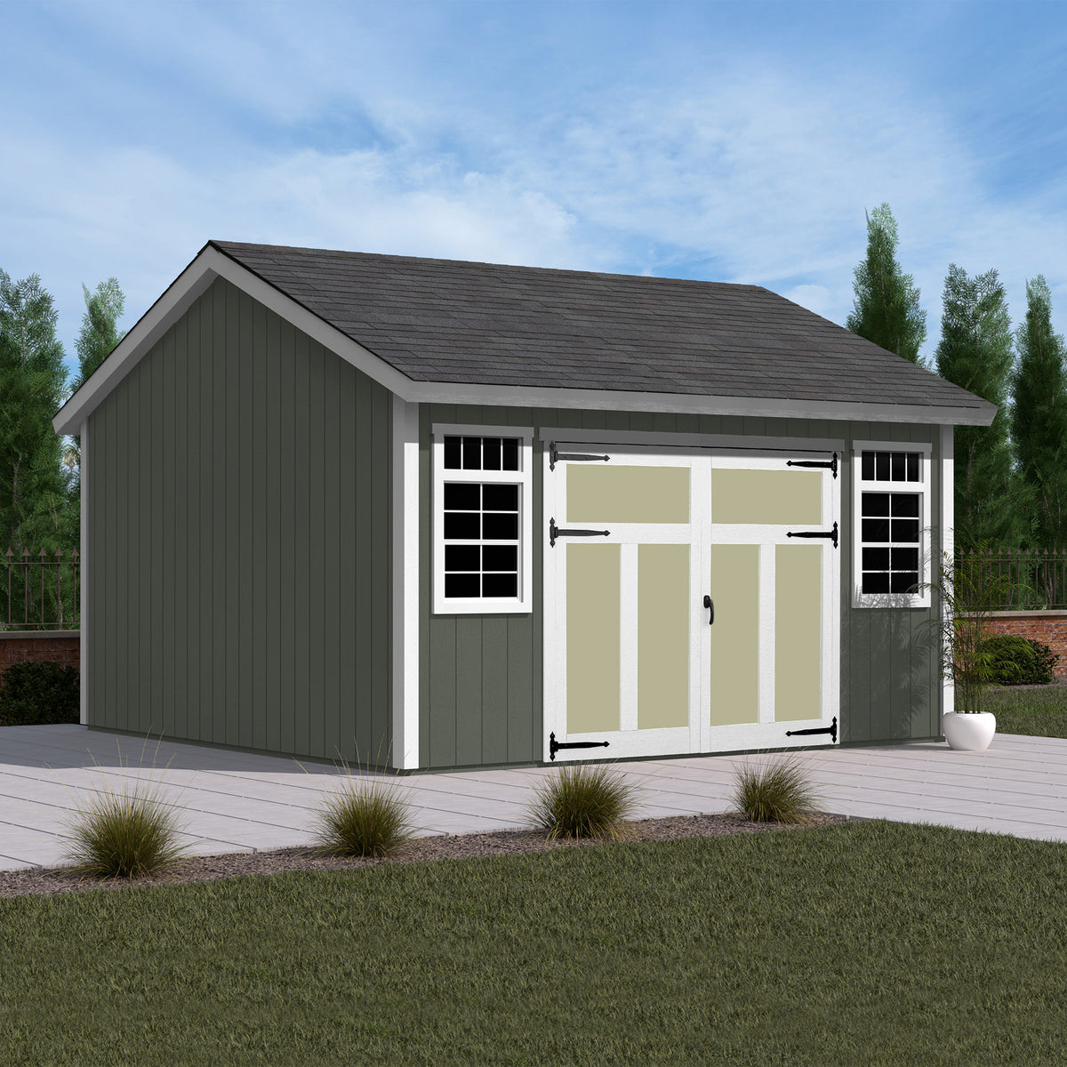 Columbus Ready-to-Customize Wood Shed | Heartland Sheds