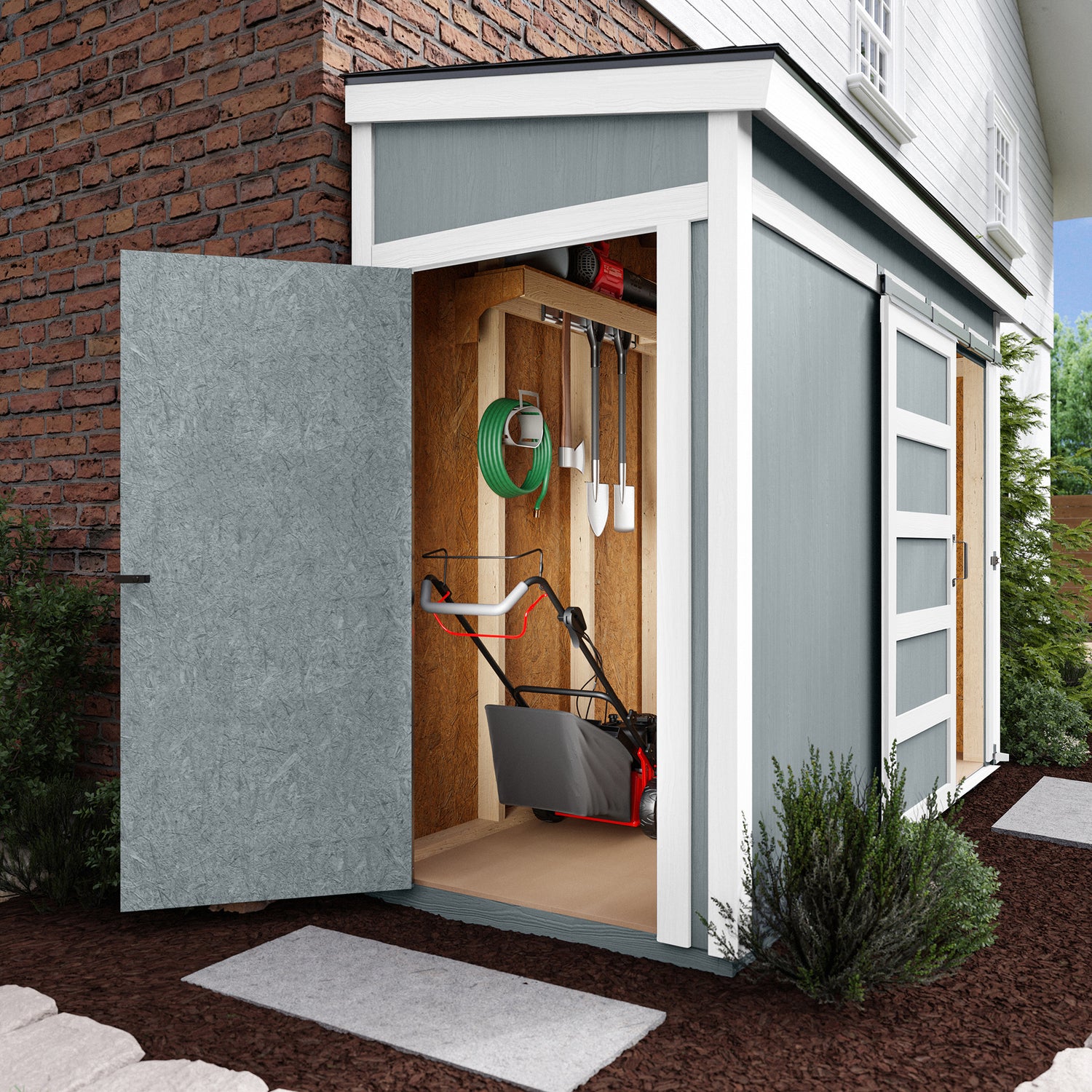 Dayton Lean-To Shed for Garden Tool Storage | Heartland Shed