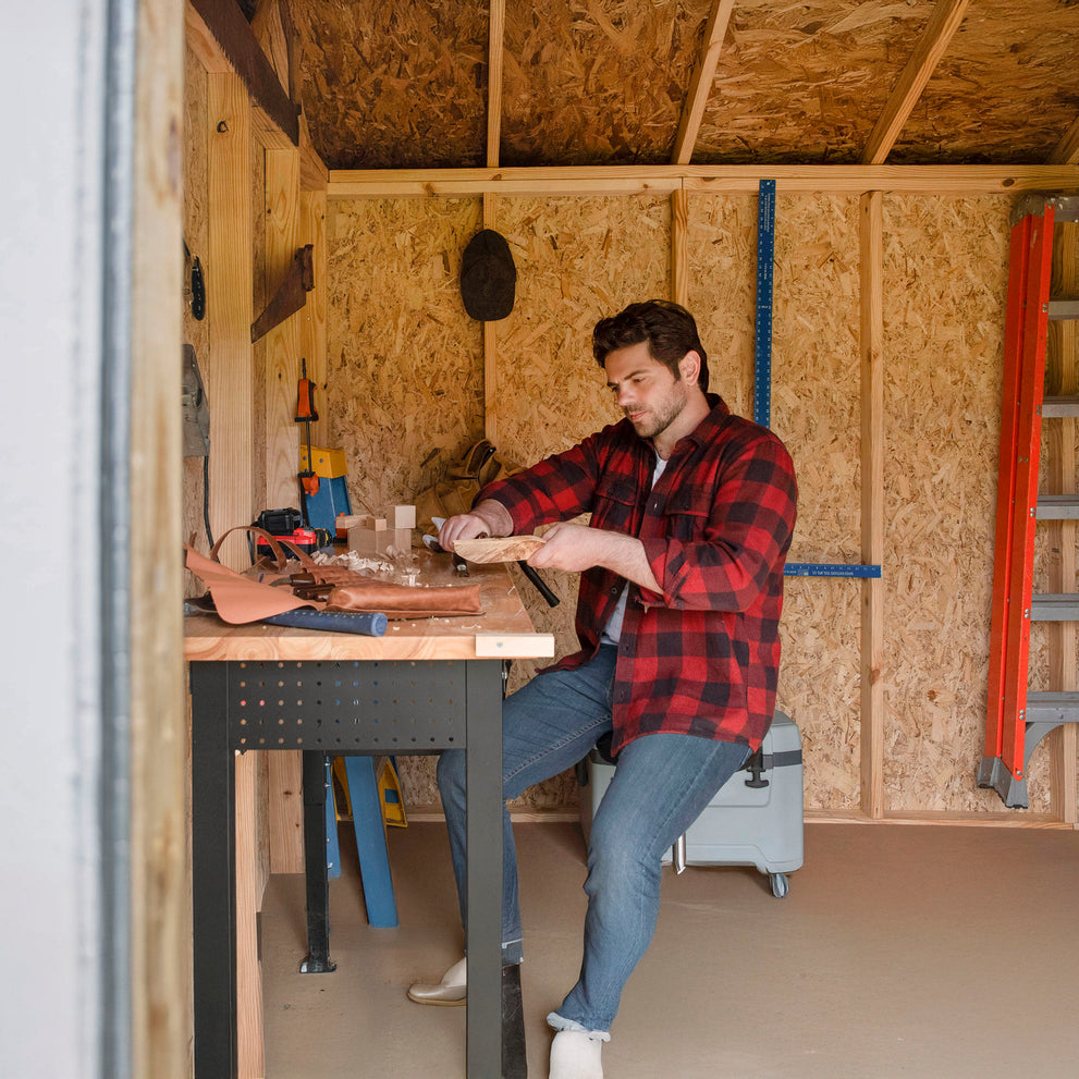 Huron Plus Shed with Quick Access Storage System | Heartland