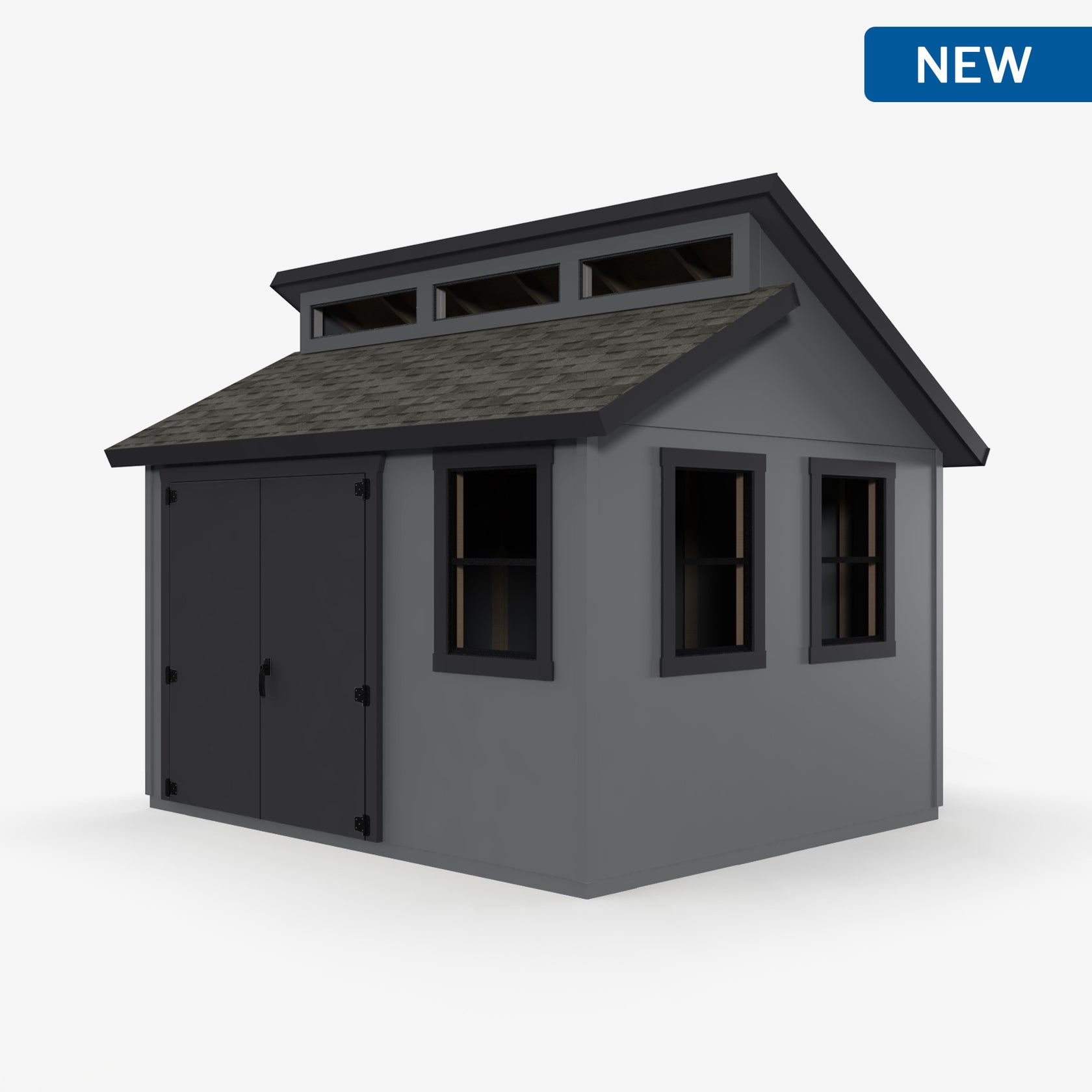 La Crosse 12x10 Split Roof Shed with Dormer | Heartland