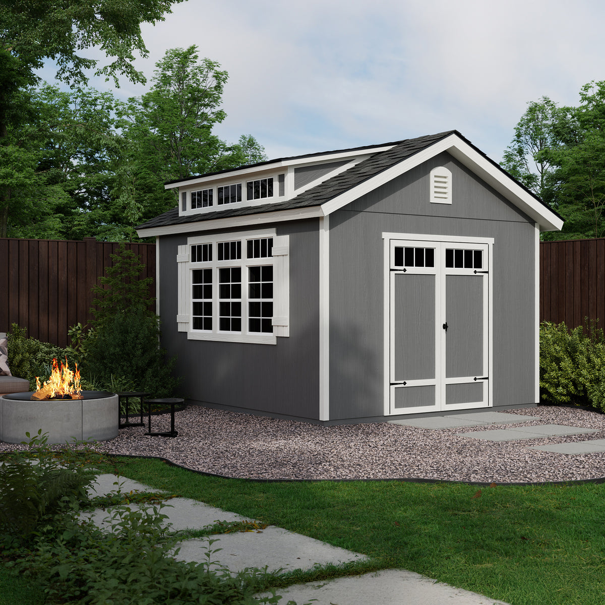 Sheds with Windows for Natural Light | Heartland Shed