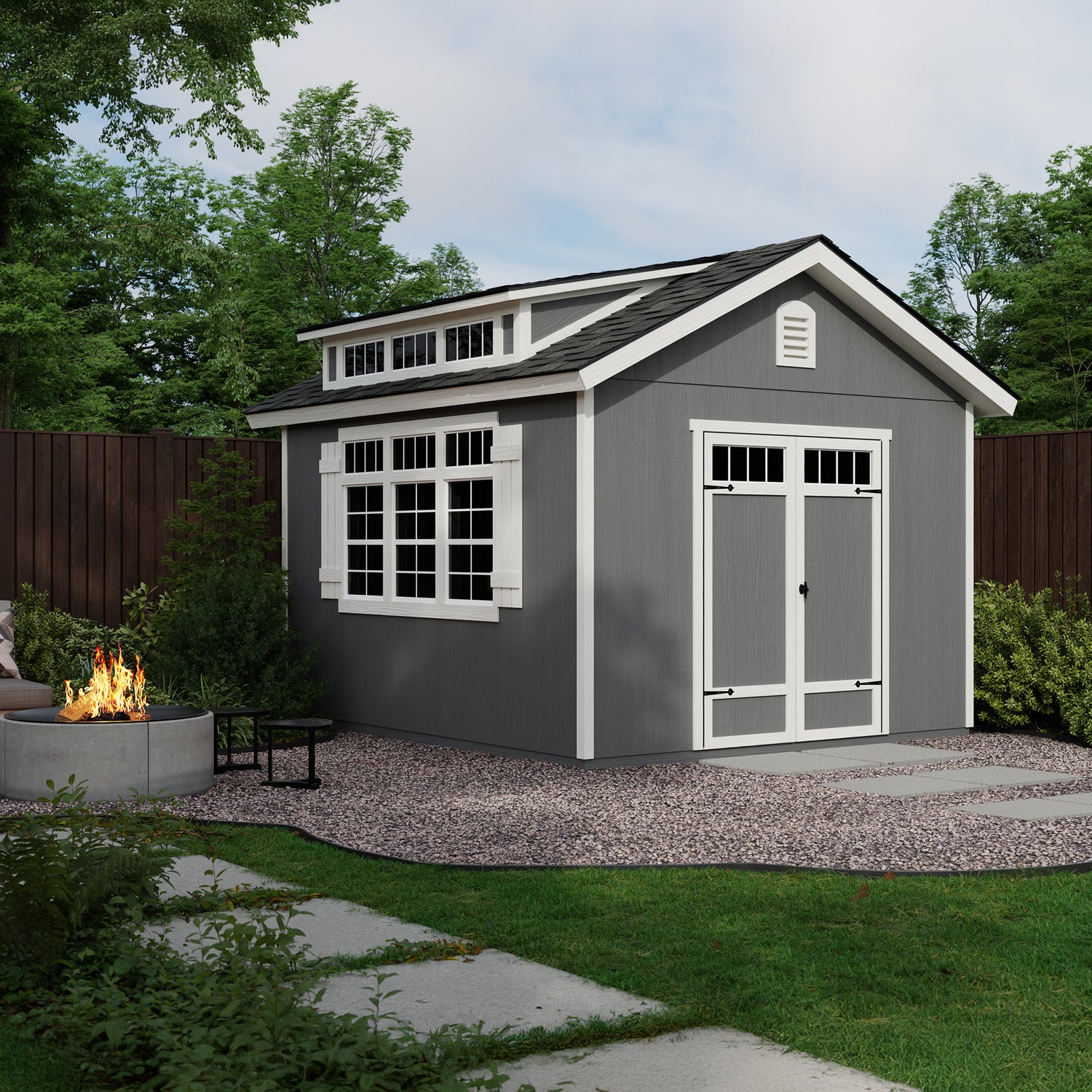Sheds with Windows for Natural Light | Heartland Shed
