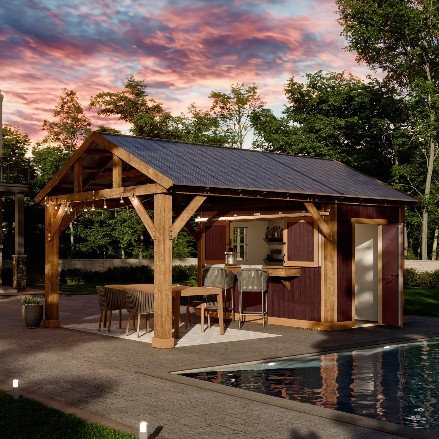 Outdoor Bar Shed & Pavilions | Heartland Sheds
