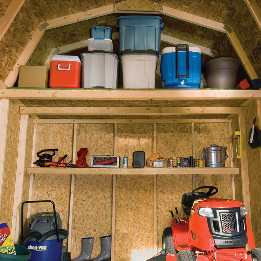 Topeka Barn Wood Shed with Loft & Window | Heartland Sheds