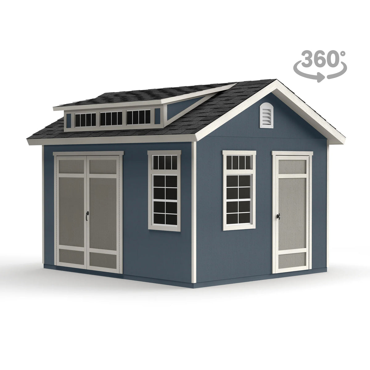 Springfield Shed with Windows & 2 Entrances | Heartland Shed
